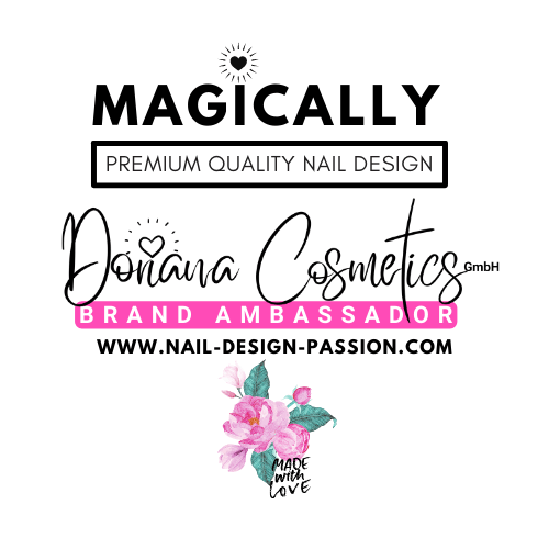MAGICALLY Logo Sticker, Rund, Transparent (Brand Ambassador) – Doriana Cosmetics GmbH
